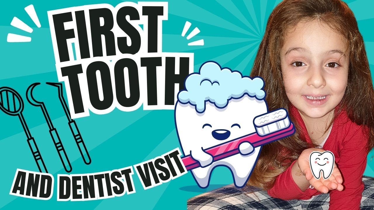 First tooth & first visit to the dentist 🦷 (Kids shark teeth) - YouTube