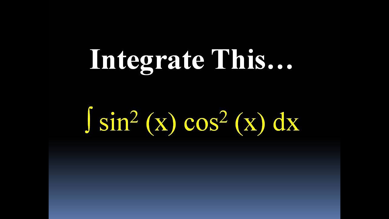 Complex Cosine & Sine Integral (Essential Technique part II) - YouTube