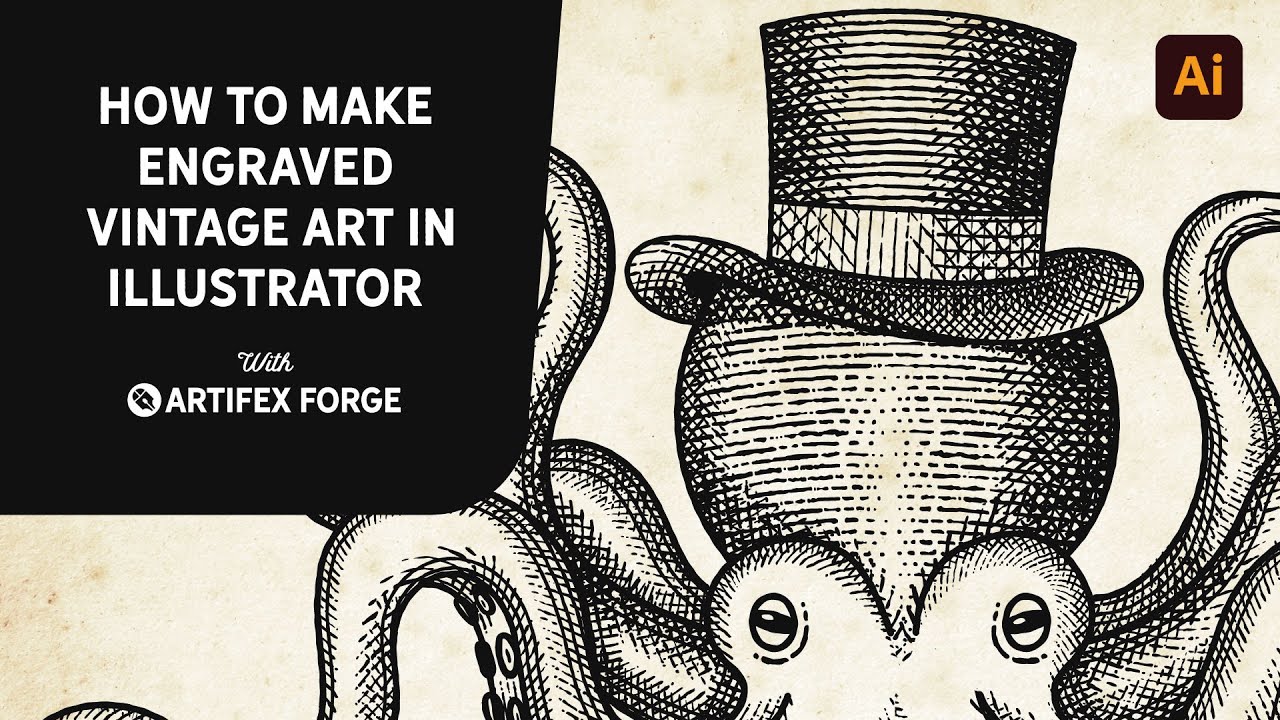 Create Vintage Engraved Art in Adobe Illustrator - Copperplate ...