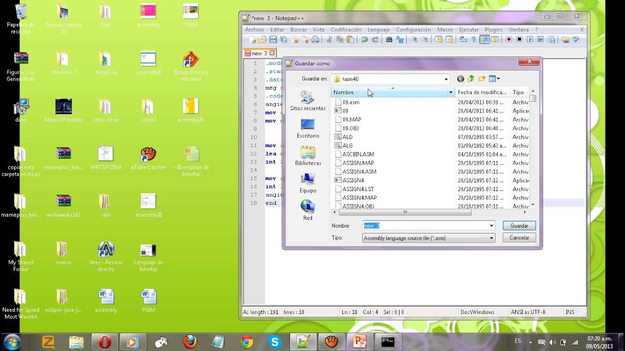 Ensamble & Ligado de un programa con Lenguaje ensamblador - YouTube