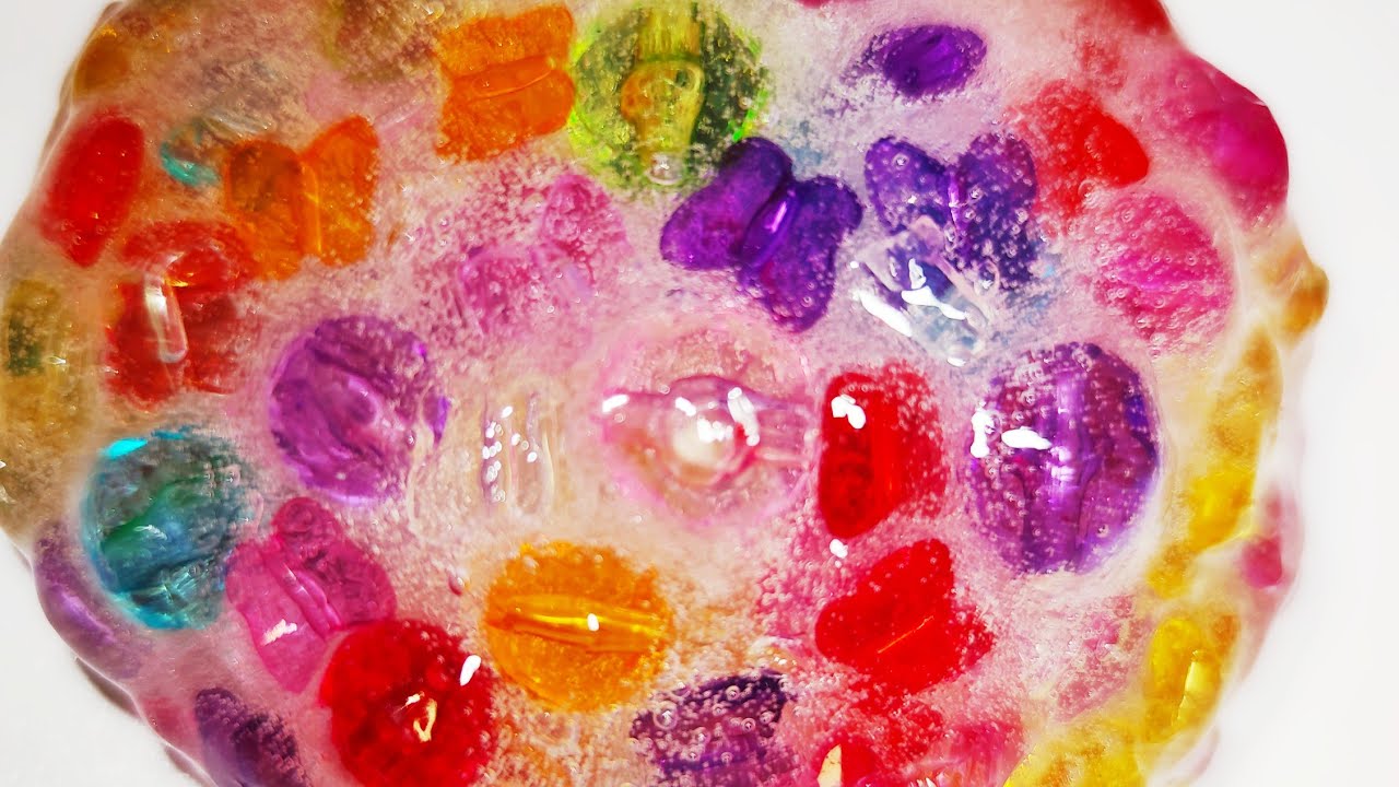 Crunchy Slime Ball | Relaxing video | DIY | Satisfying Slime | Slime ...