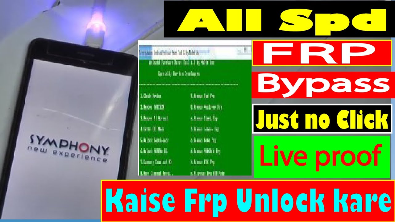 All SPD FRP Tool Remove Bypass Gmail account bypass tricks - YouTube