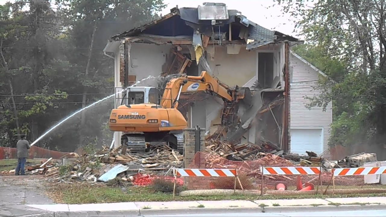 House teardown 9 28 15 - YouTube