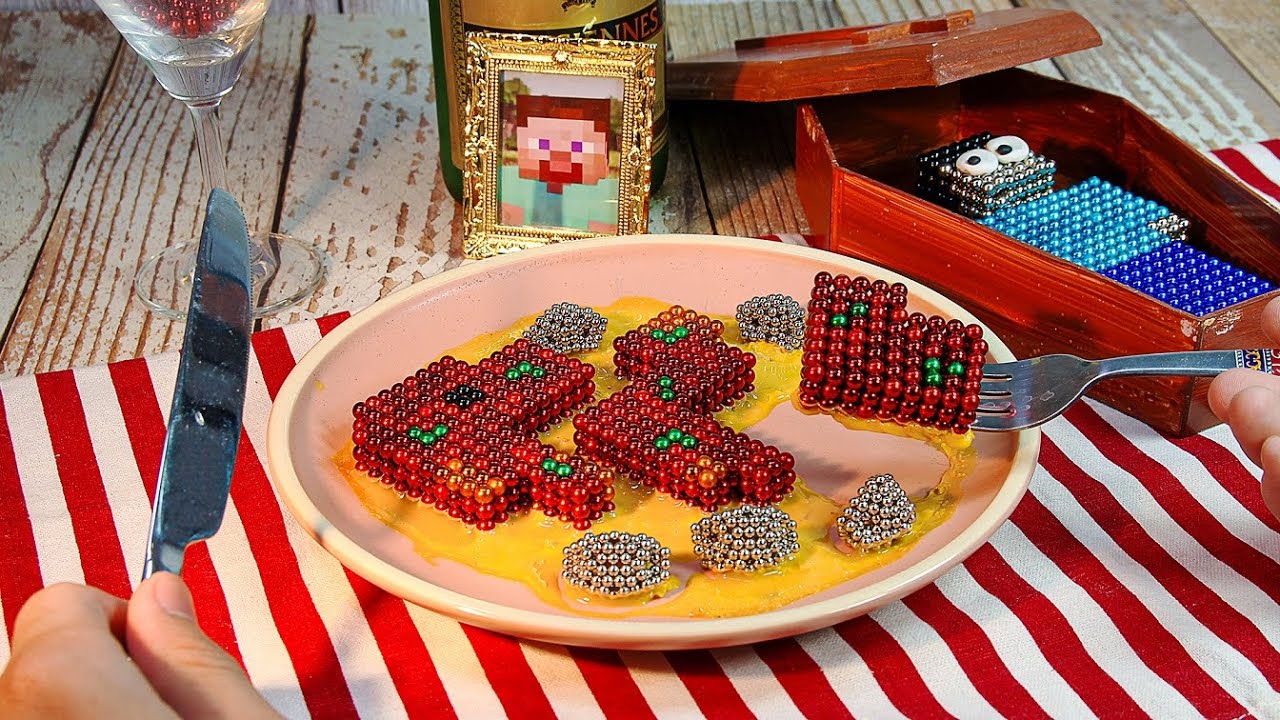 Magnetic Minecraft | Perfect Grilled Fish Recipe - Magnet Stop Motion ...