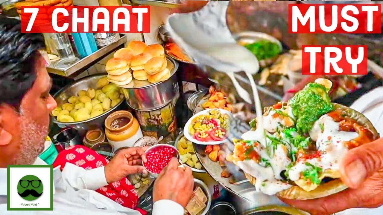 Best Chaat Around India You Must Try | Indian Street Food | Veggie ...