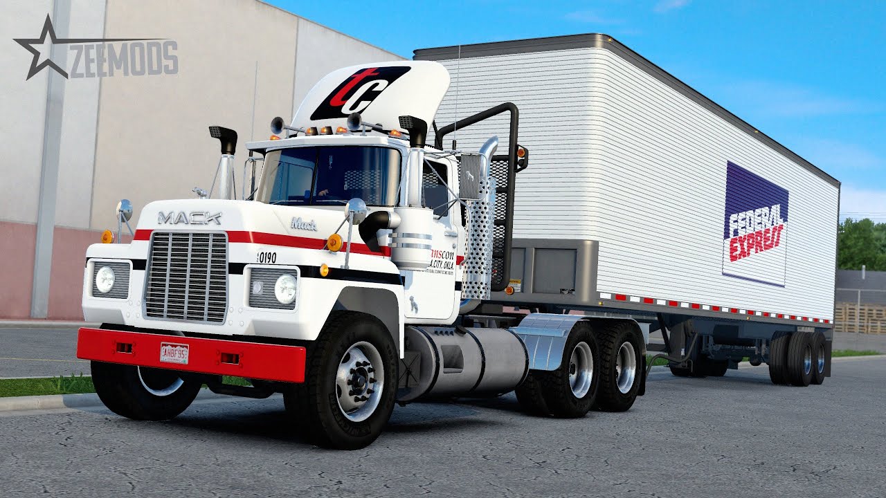 ATS ★ WYOMING ★ MACK R (Mack R Sound & Engine Pack by ZEEMODS) American ...