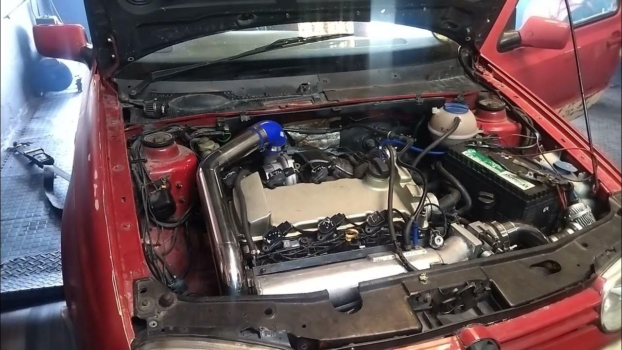 266kws 423nm Vr6 mk3 2door turbo in for tuning (2) - YouTube