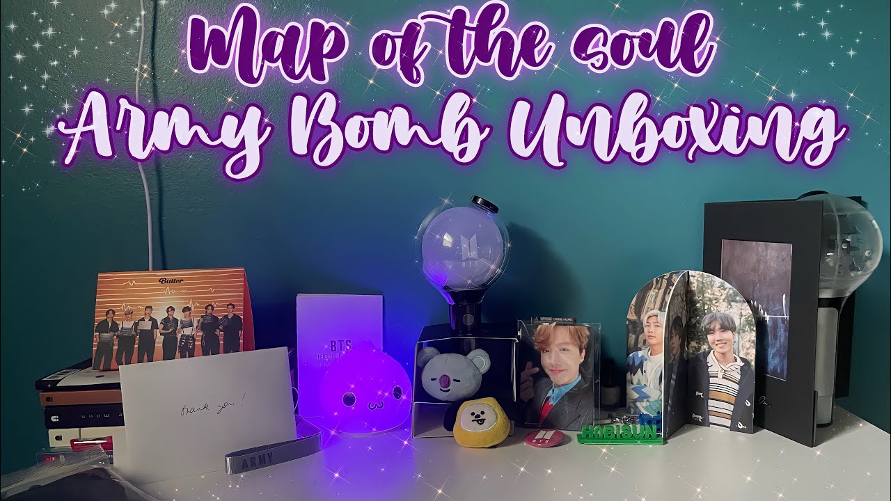 UNBOXING BTS ARMY BOMB MAP OF THE SOUL SPECIAL EDITION 💜 - YouTube