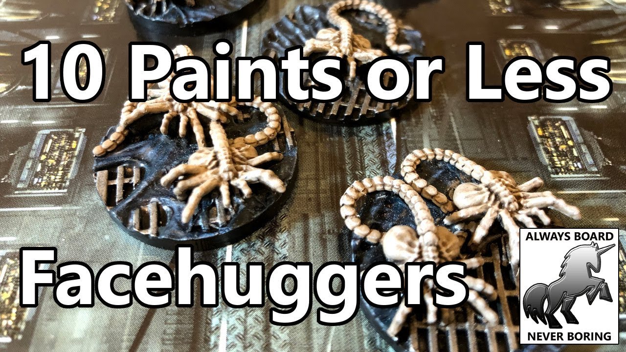 How to Paint Facehuggers - Easy Painting Guide (10 Paints or Less Ep #1 ...