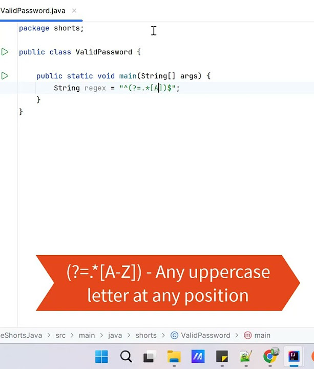 Verify Password - At Least a Uppercase, Lowercase, Digit, Special Char & Min 8 Chars: Regex Java ...