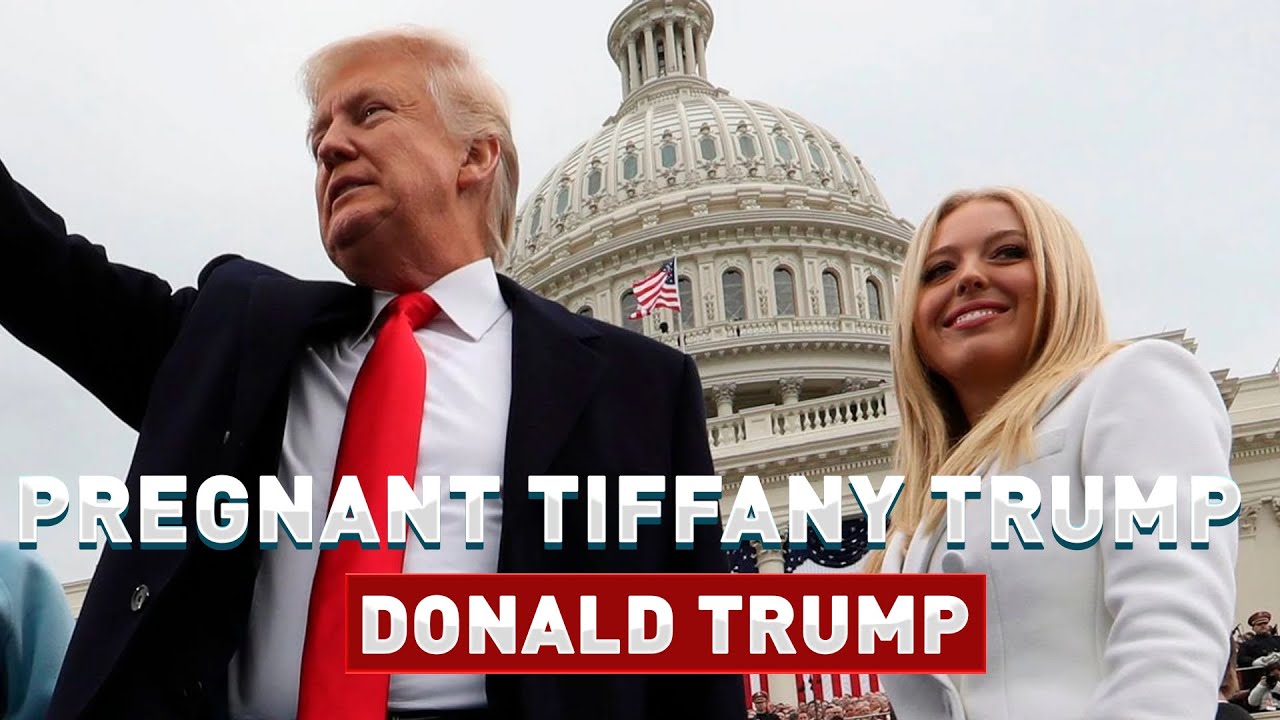 Pregnant Tiffany Trump joins dad Donald Trump on stage on election eve ...