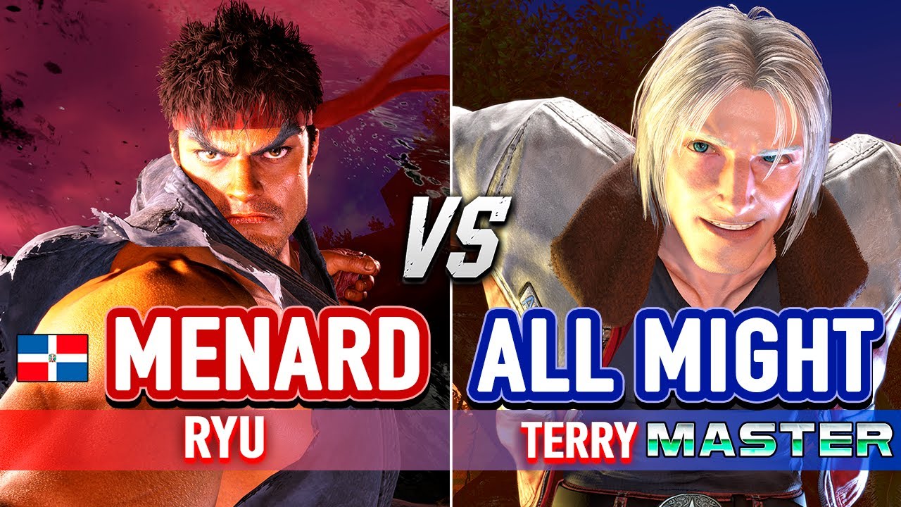 SF6 🔥 MENARD (Ryu) vs ALL MIGHT (Terry) 🔥 Street Fighter 6 High Level ...