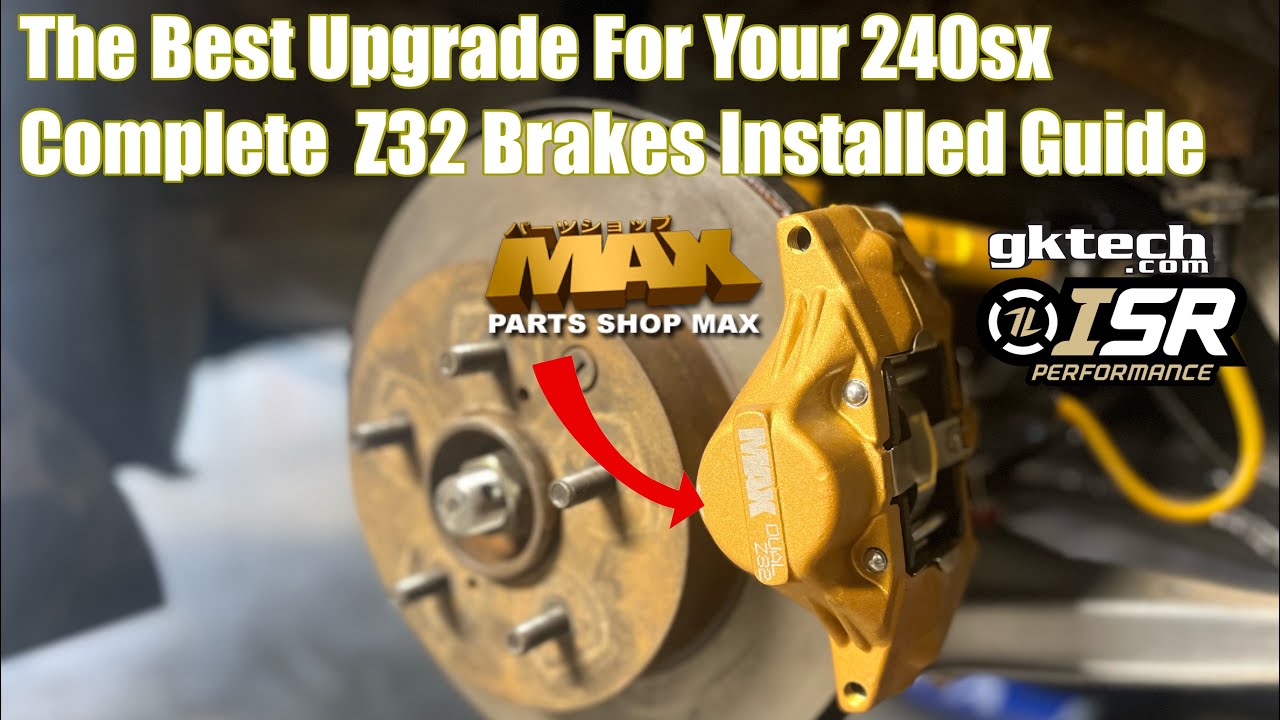 HOW TO INSTALLED Z32 BRAKEs ON YOUR NISSAN 240SX S14 PT.1 - YouTube