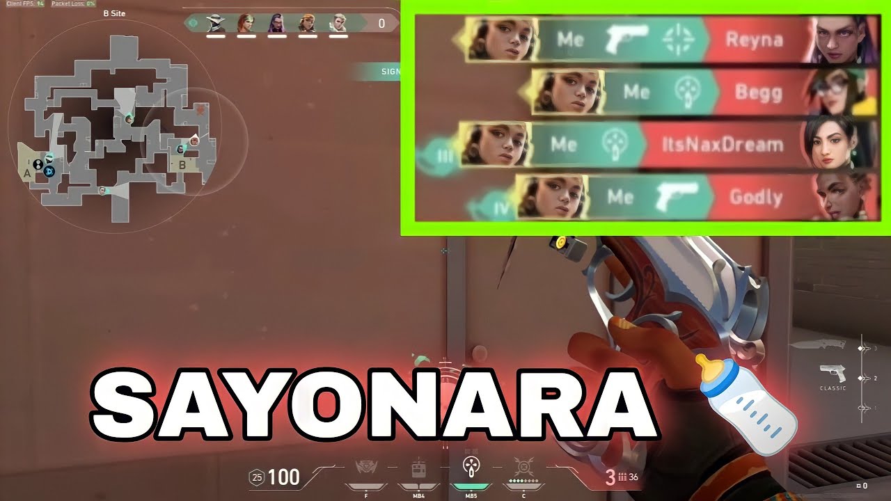 SAYONARA 🍼 | Valorant Montage - YouTube