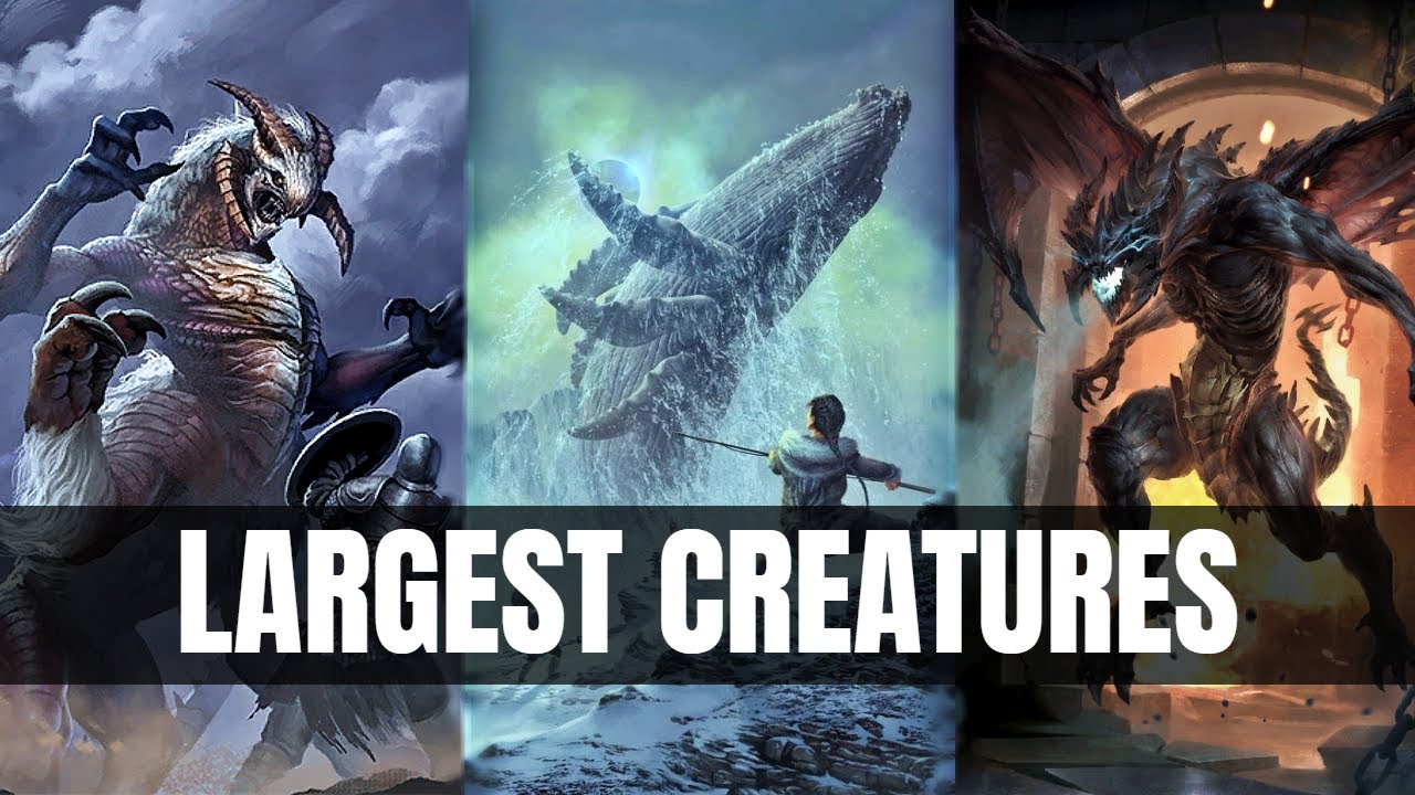 The Largest Creatures In The Elder Scrolls Explained - YouTube