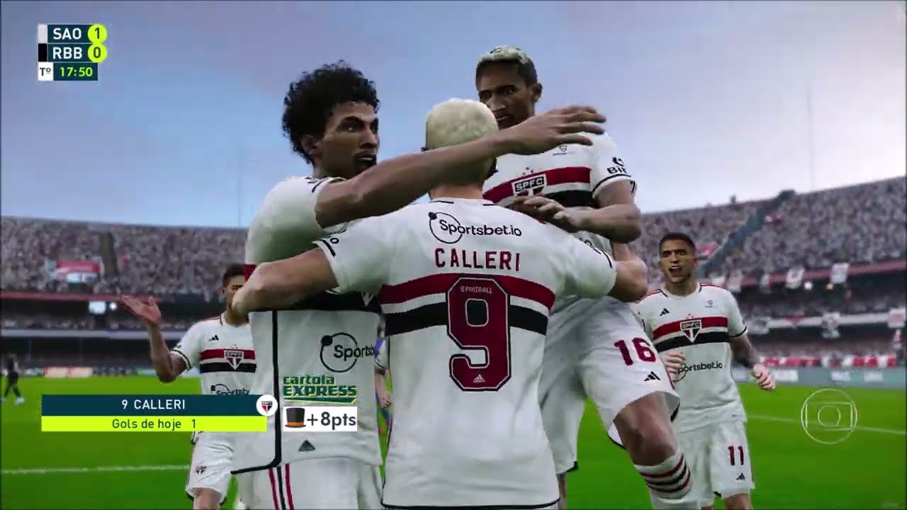 GOL DE CALLERI | Corinthians x São Paulo | Gol do São Paulo ...