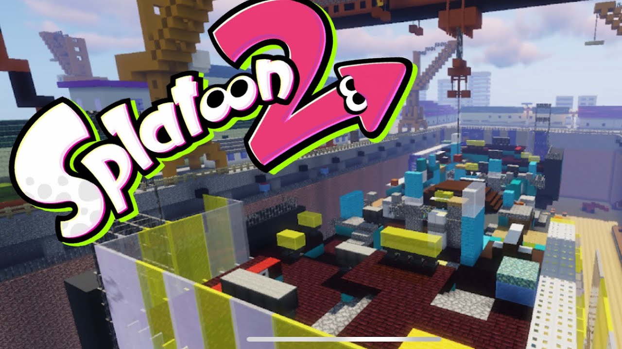 Splatoon 2 in minecraft Sturgeon Shipyard! - YouTube
