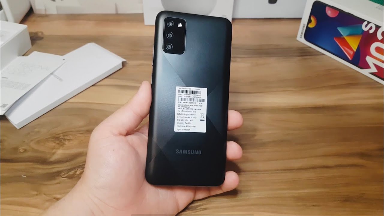 Samsung Galaxy M02s Unboxing & First Impressions - YouTube