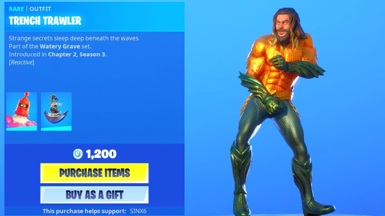 *NEW* REACTIVE SKIN Trench Trawler..! (Item Shop) Fortnite Battle ...