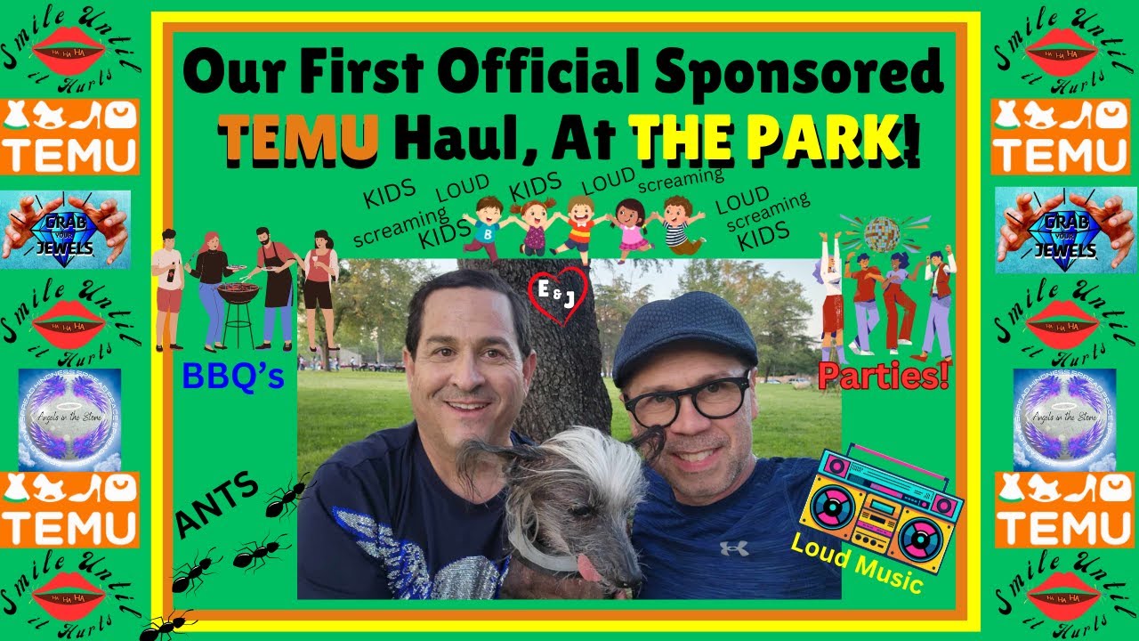 Our first officially TEMU sponsored haul - YouTube