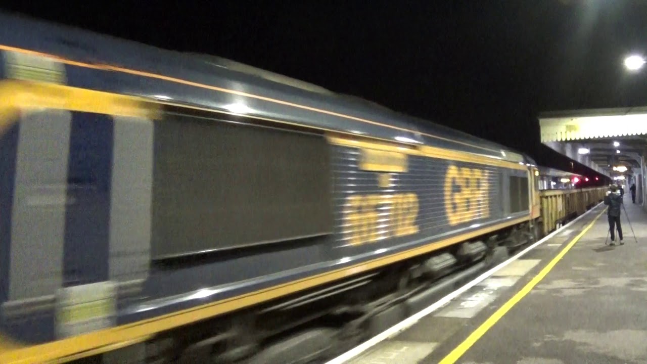 CLASS 66702 GBRF & BALLAST WAGONS THROUGH FAVERSHAM 14/12/19 - YouTube