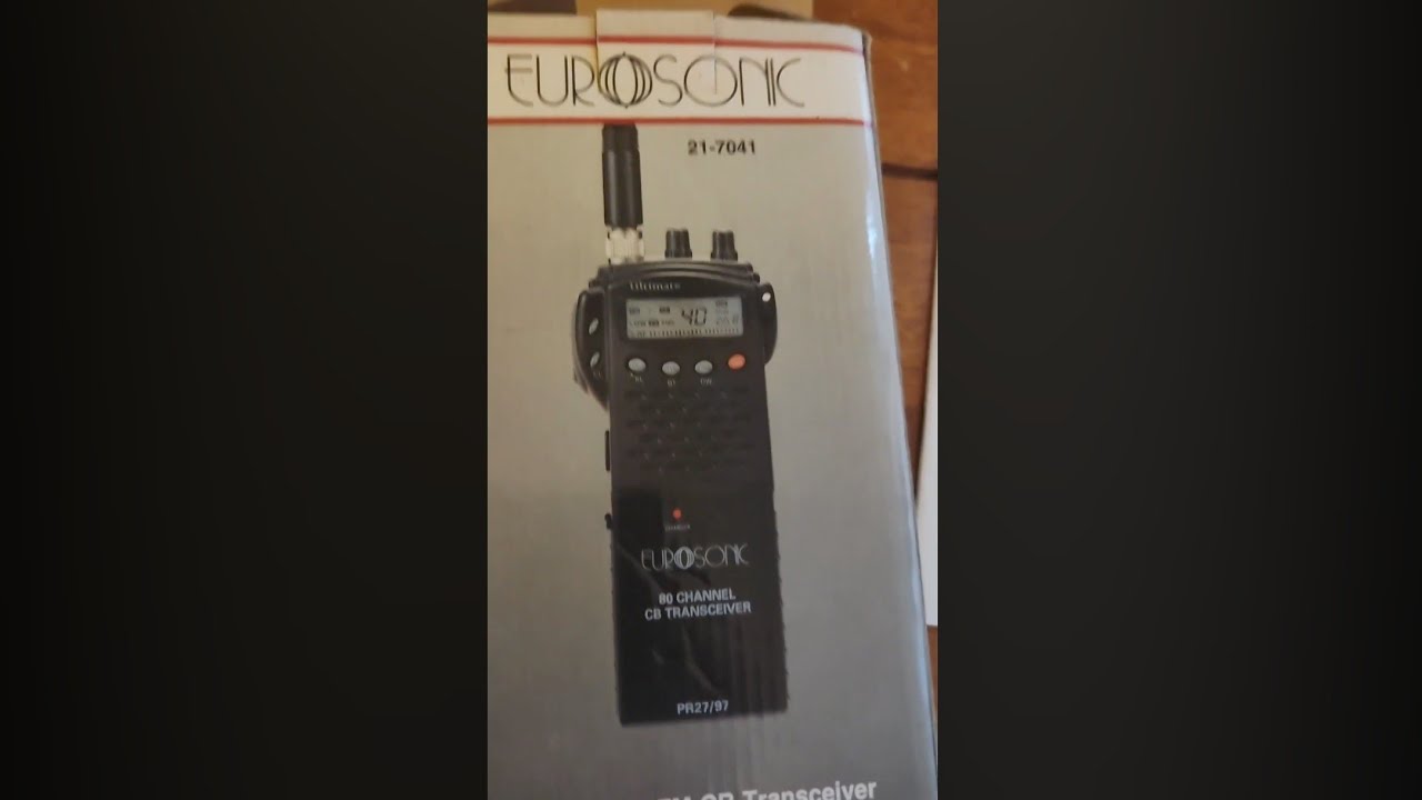eurosonic ultimate kh104 UK 80 channel FM CB radio - YouTube