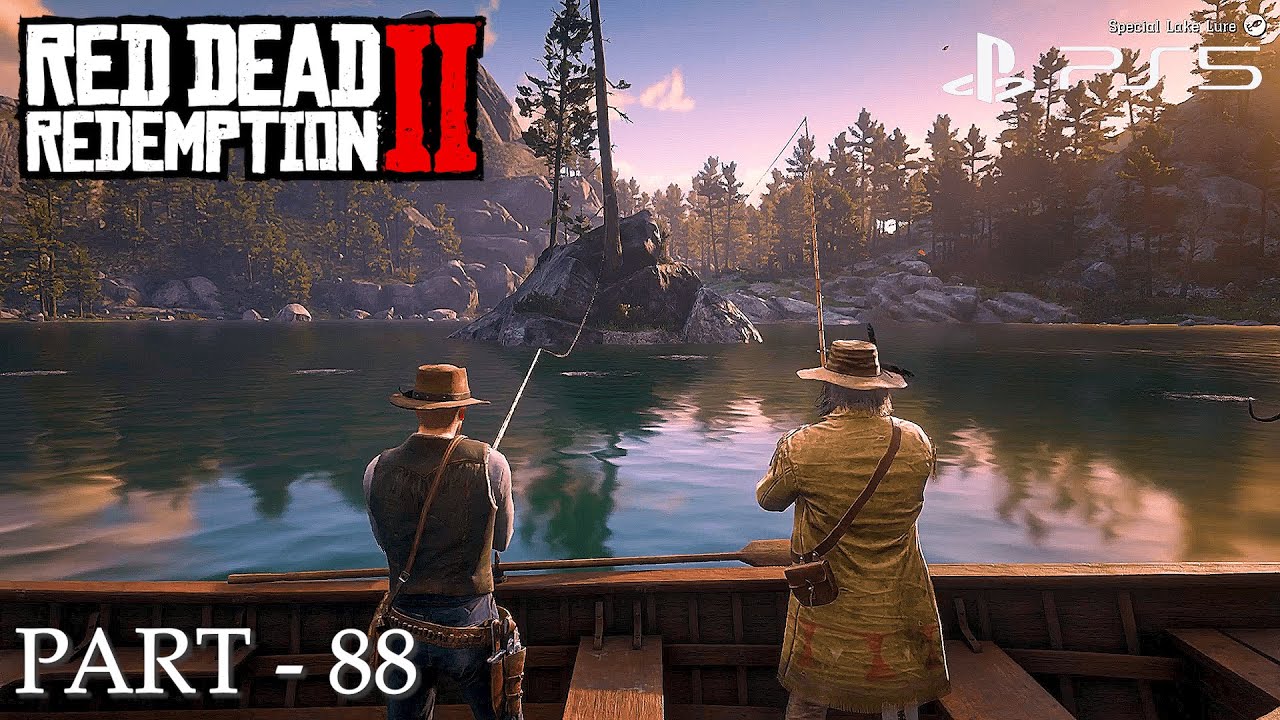 Red Dead Redemption 2 - Arthur Goes Fishing With Hamish - YouTube