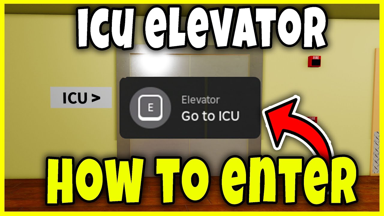 ICU ELEVATOR - HOW TO ENTER [CNA SIMULATOR] - Roblox - YouTube