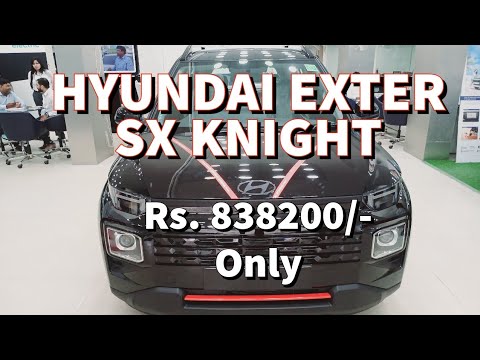 Hyundai Exter Sx Knight all details - YouTube