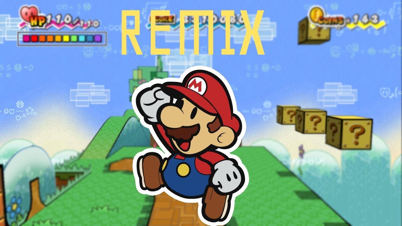 Lineland Road-Super Paper Mario (Rhythm Heaven custom remix) No.5 - YouTube