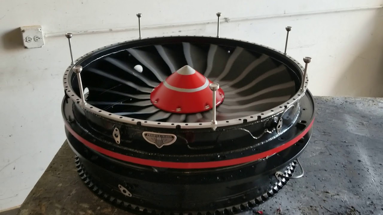 1940 allison J-33. Jet engine case - YouTube