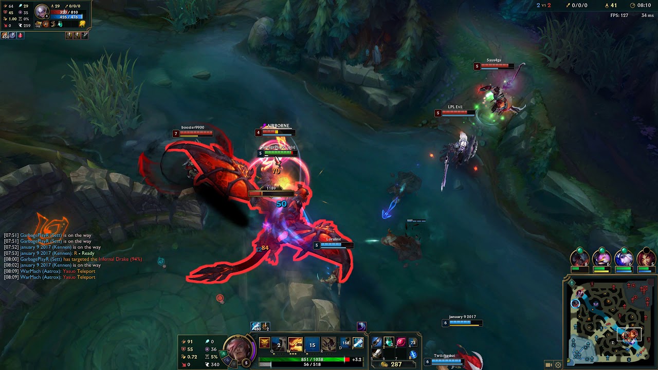 League of Legends | Perfect team fight (Triple) - YouTube