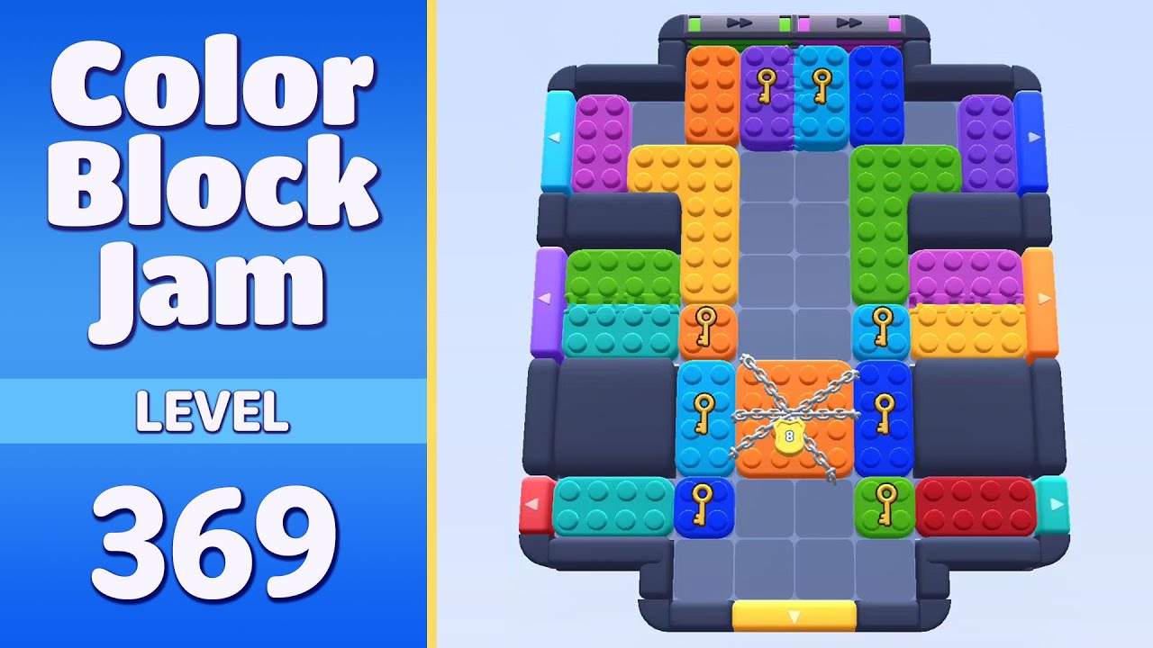 Color Block Jam Level 369 | Every Puzzle Solved! 🎯 - YouTube