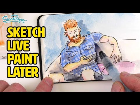 Artists: Sketch Now - Paint Later - Don't miss the moment! - YouTube
