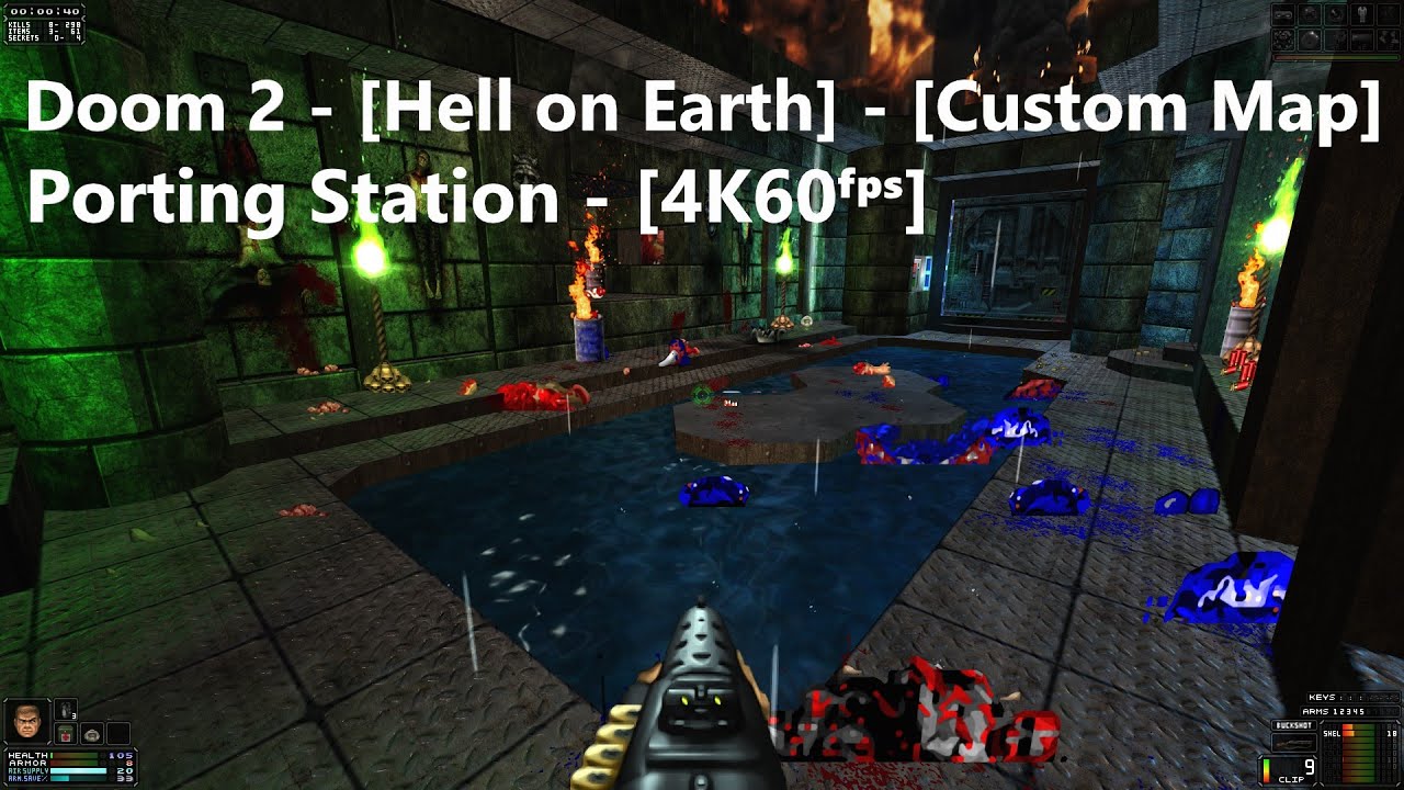 Project Brutality 3.0 - Doom 2 - Map: #0215 - Porting Station - [4K60 ...