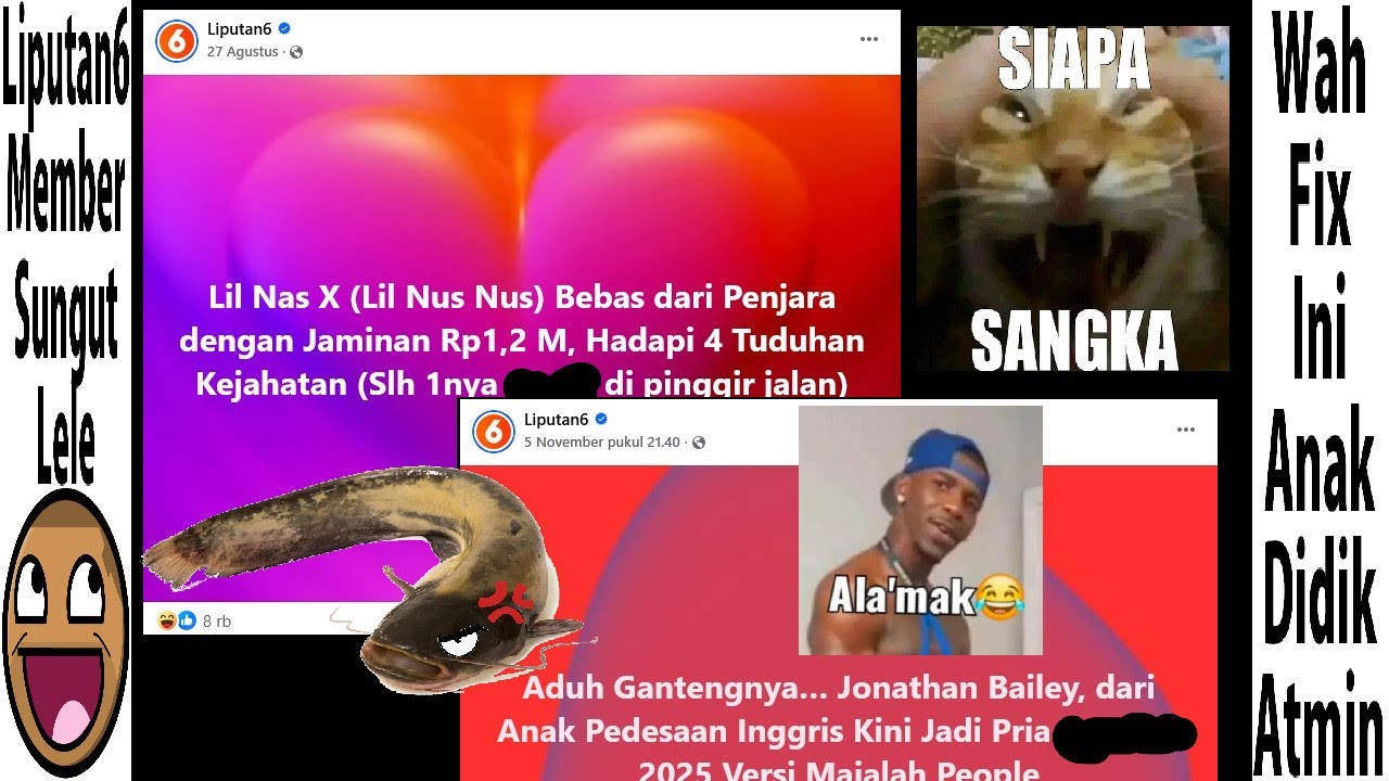 Wartawan Liputan6 Pakai Meme Jomok - YouTube