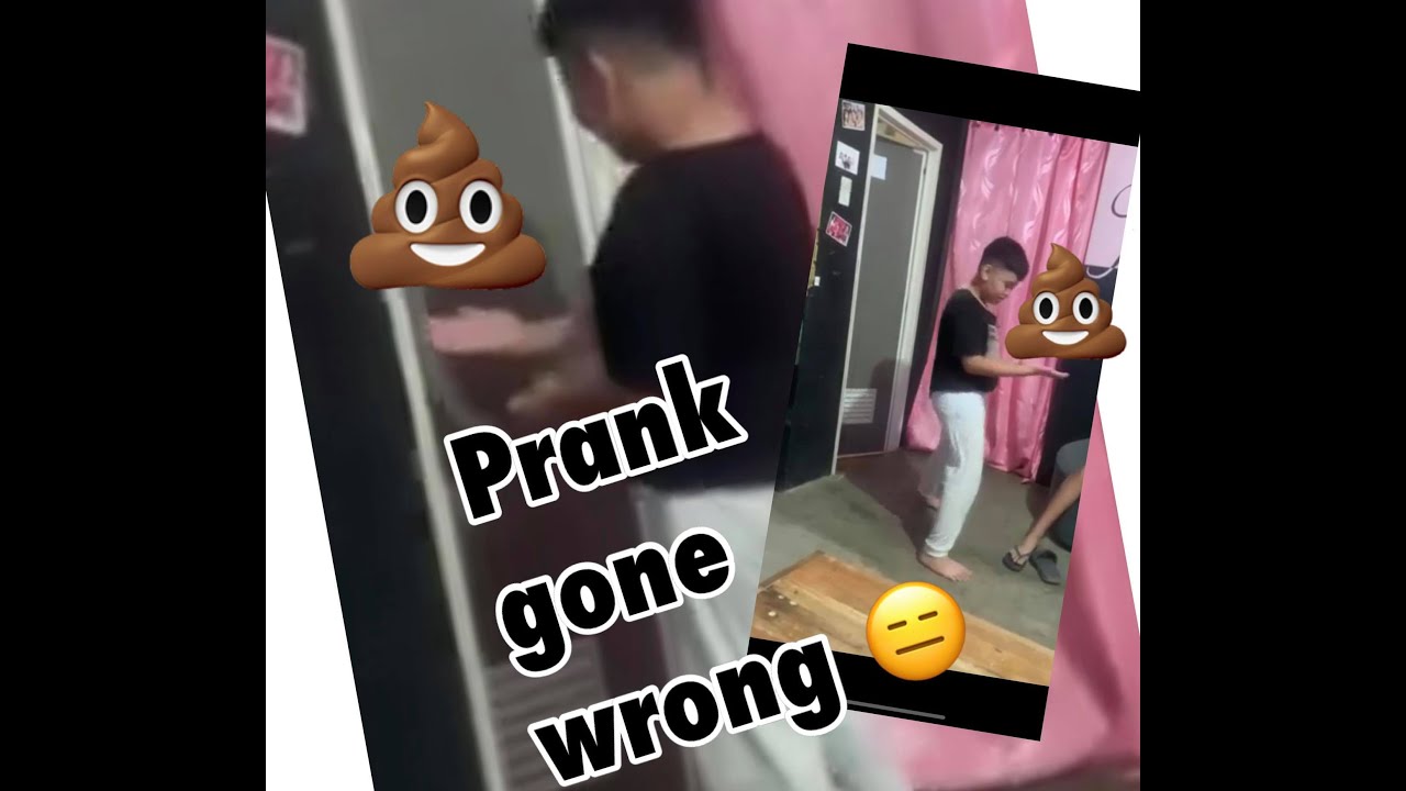 Our first ever vlog : Poop prank ( Prank gone wrong ) - YouTube