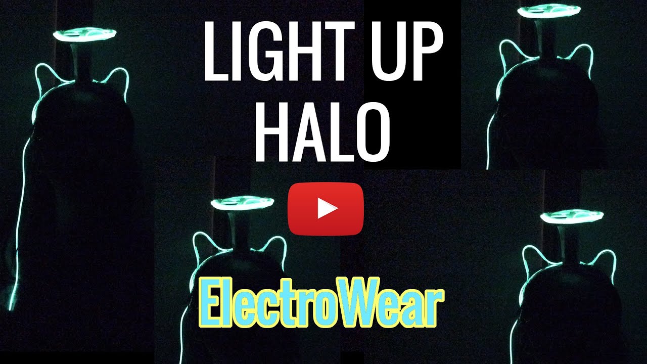 ElectroWear Light Up Halo DIY Guide - YouTube