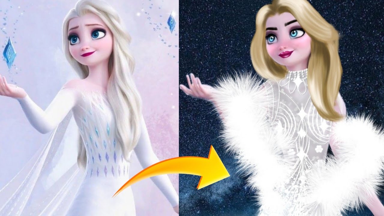 Disney Princess Elsa awesome Glow up transformation 😱😍 - YouTube