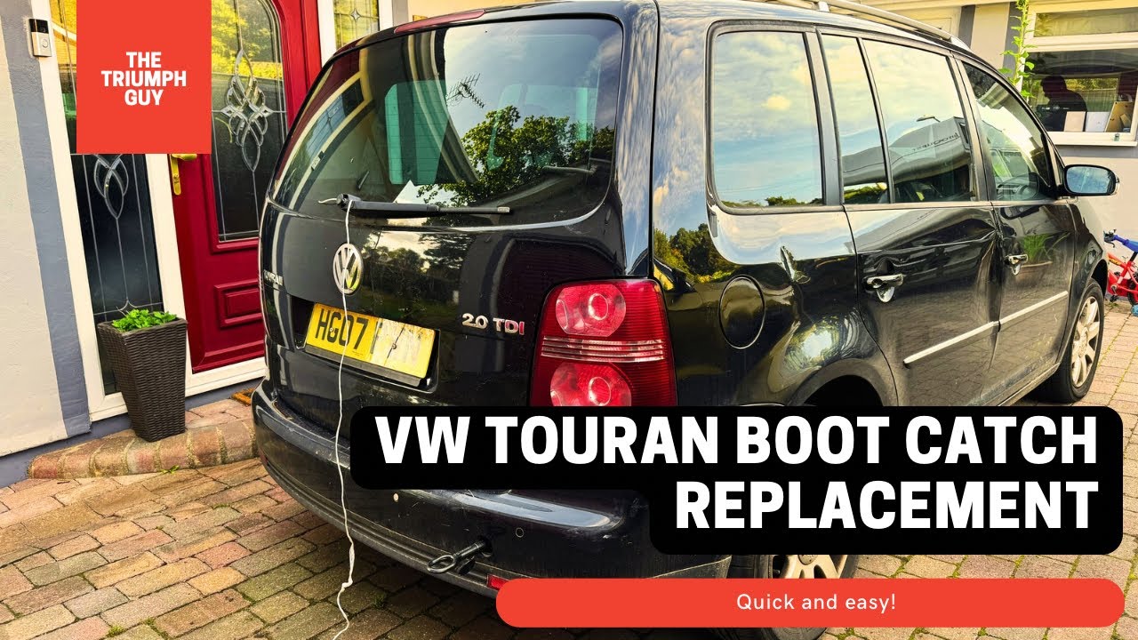 VW Touran Boot Catch Replacement | Step-by-Step DIY Guide - YouTube