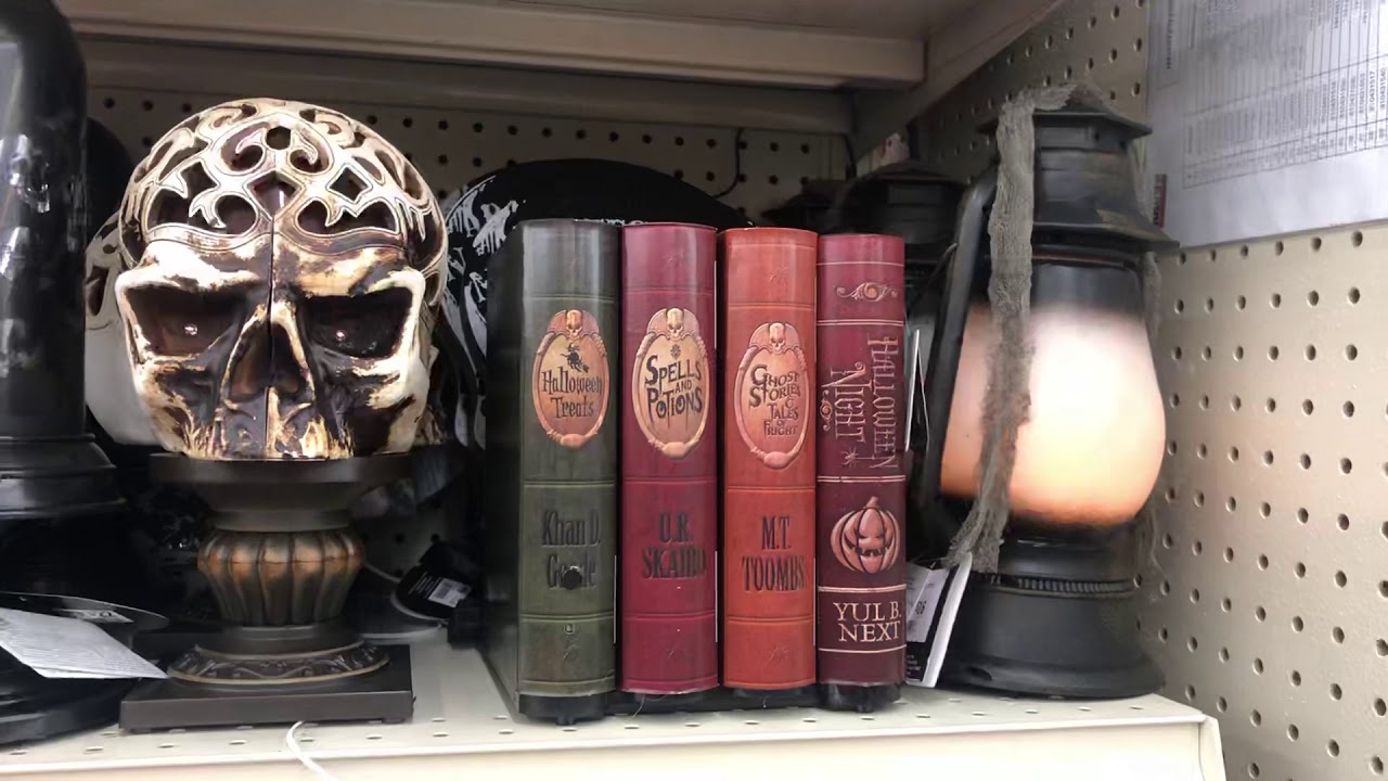 Gemmy animated haunted books - YouTube