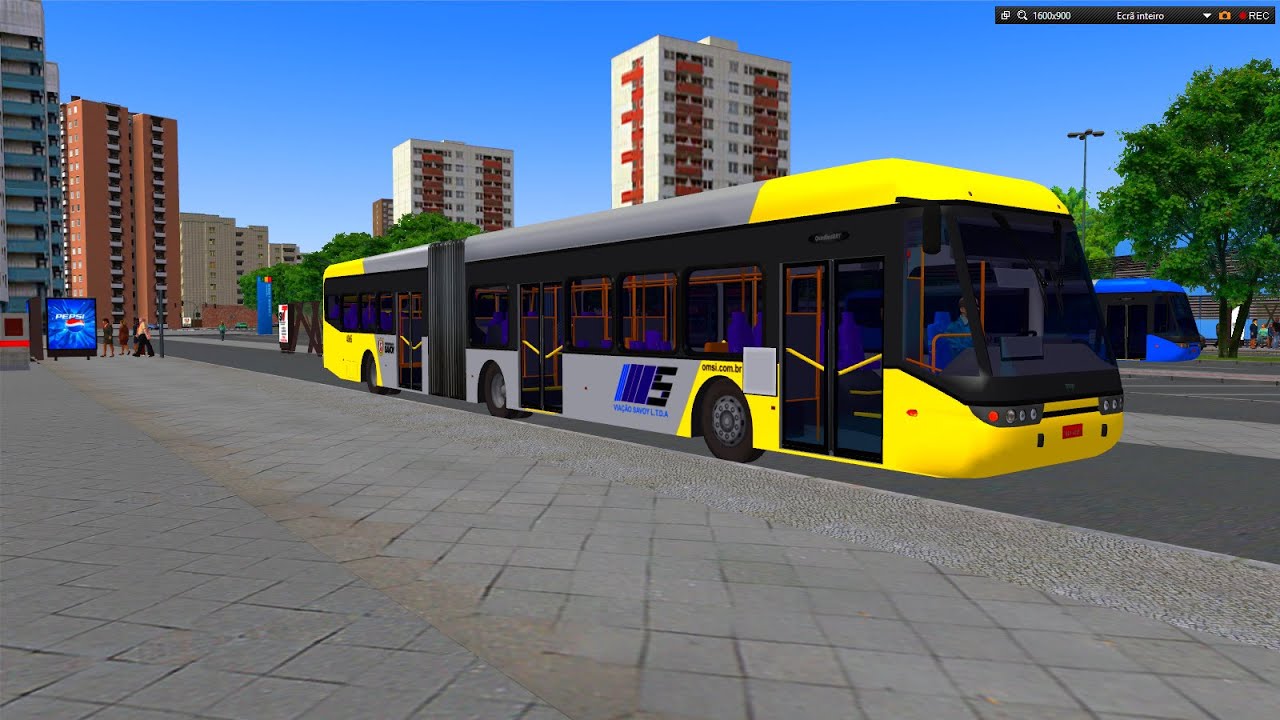 [OMSI 2] MEP QUADBUS BRT 351 SAVOY 9 + G27 #OMSI2 #OMSI - YouTube