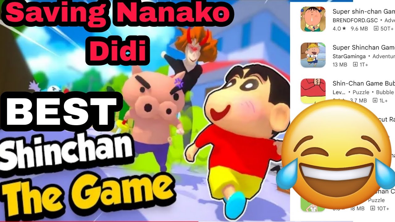 THE BEST SHINCHAN GAME OPEN WORLD GAME EVER.... - YouTube