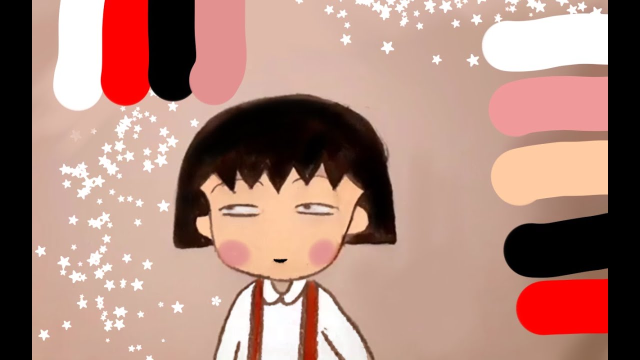 how to draw chibi maruko chan step by step From the anime Maruko # ...