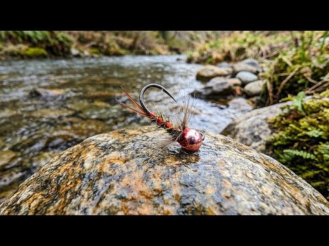 Bloody mary euro /jig nymph pattern. How to tie. Fly tying tutorial. 