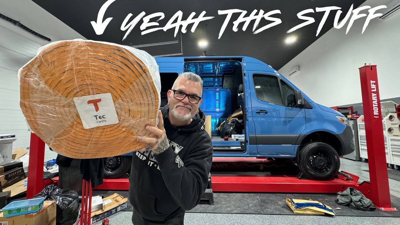LIFE In a BIGGER VAN "The Build" TEC VAN Duck Liner For Moisture, Heat ...