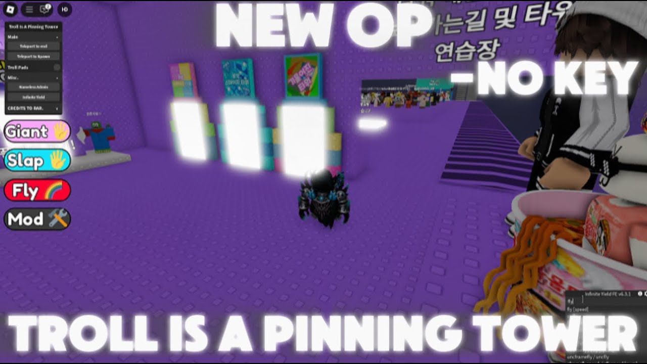 Troll is a pinning tower NEW OP Script Auto win TROLL GUI 2025 Mobile ...
