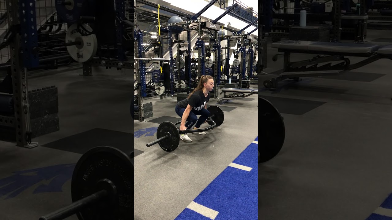 Low/High Handle TrapBar Deadlift Jump - YouTube