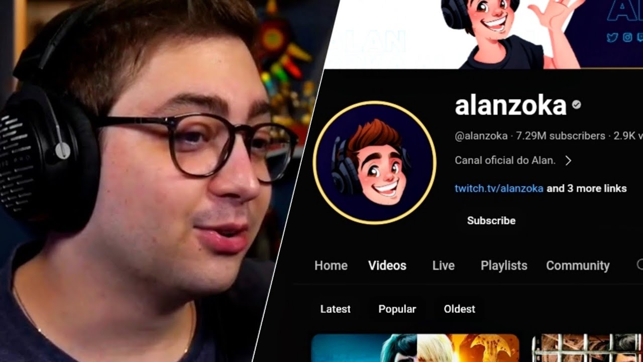 ALAN QUER VOLTAR A GRAVAR VIDEOS PARA O YOUTUBE - YouTube