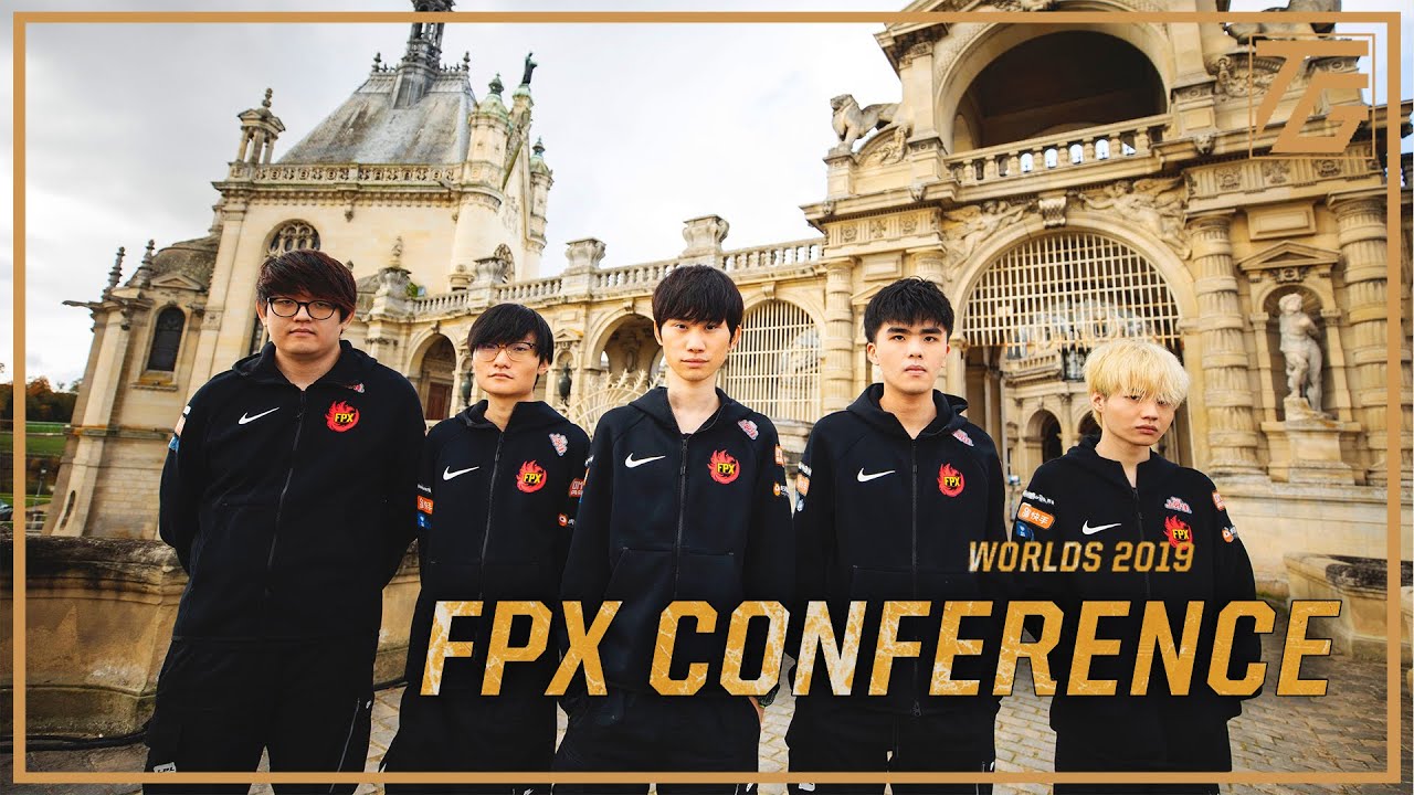 FPX Press Conference - Worlds 2019 Eiffel Tower Before Finals - YouTube